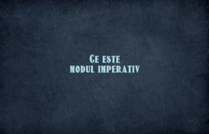 Ce este modul imperativ - Club Midi